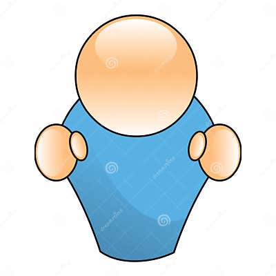 Generic man stock illustration. Illustration of glossy - 22372585