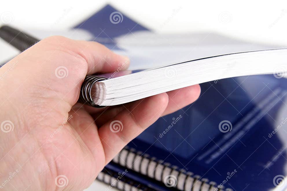 Generic manual stock photo. Image of office, leaflet, hand - 658576
