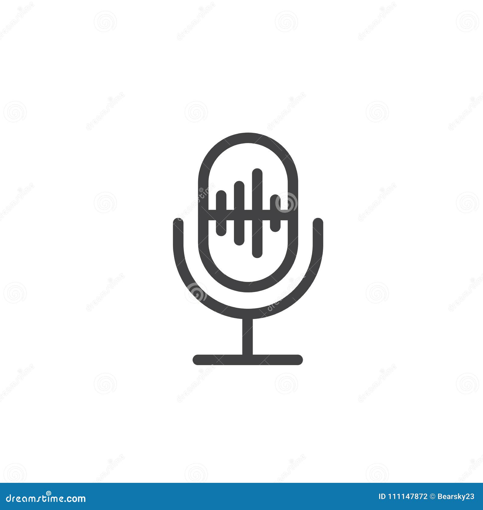 No Microphone Symbol Illustration Cartoon Vector | CartoonDealer.com ...
