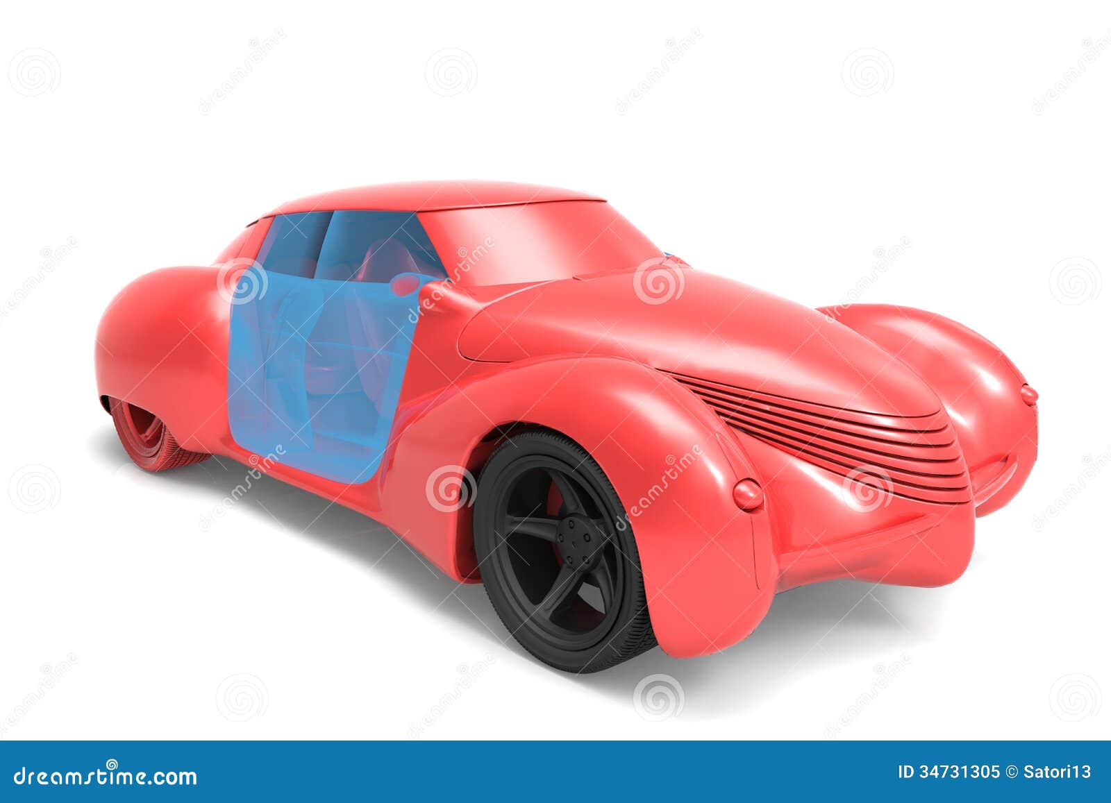 Generic model of car stock illustration. Illustration of automotive ...