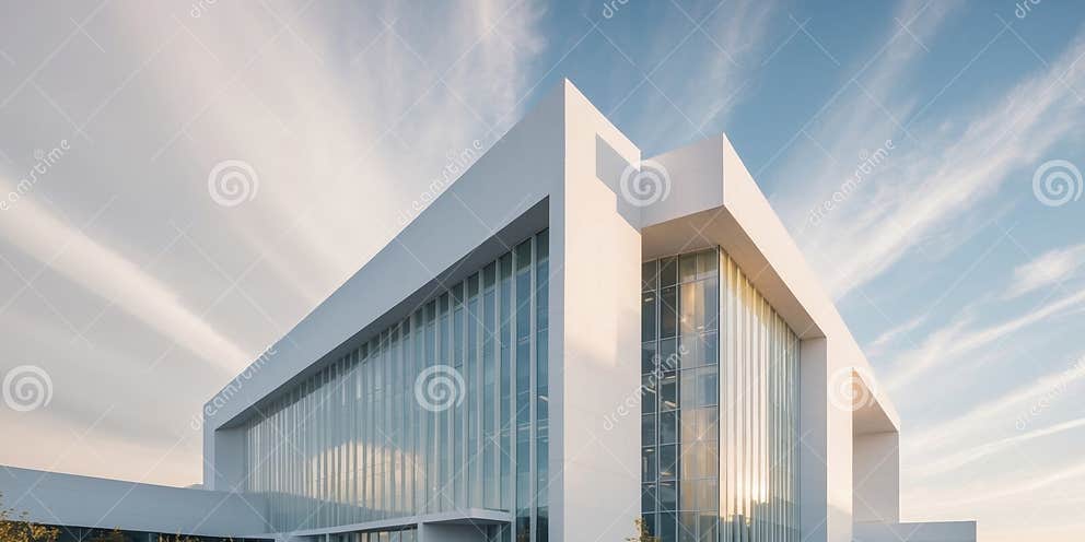 Generic Modern Building - Symbol of Success. Stock Photo - Image of ...