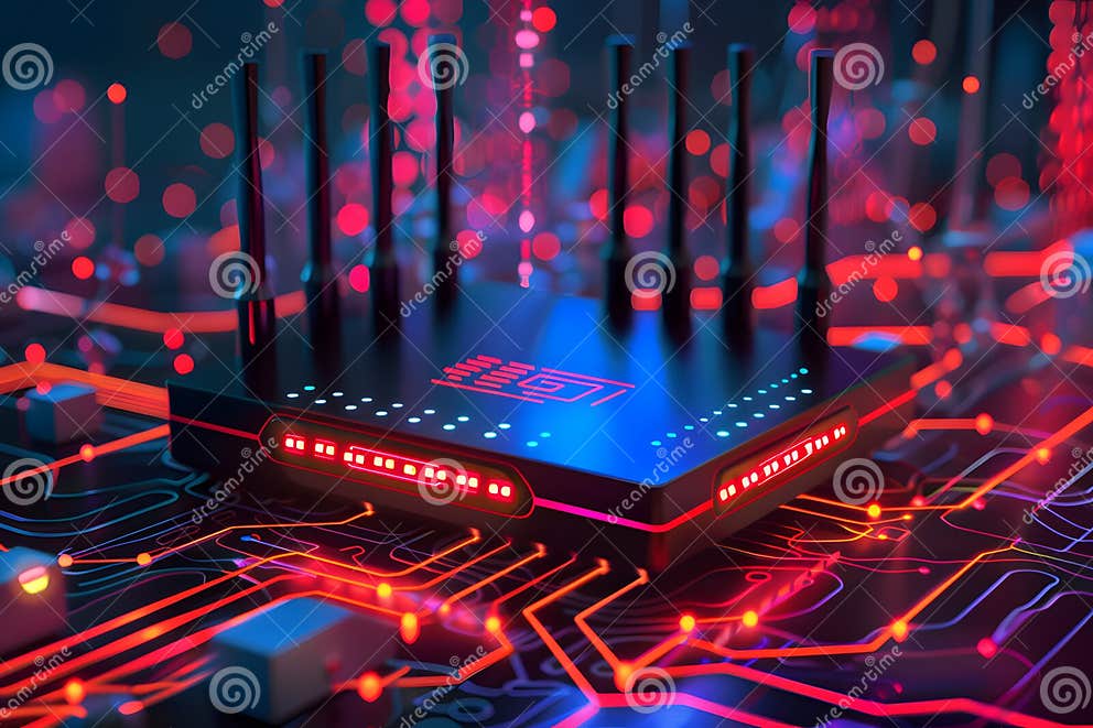 Generic Modern High Speed 5G Next Generation Router for Home Secure ...