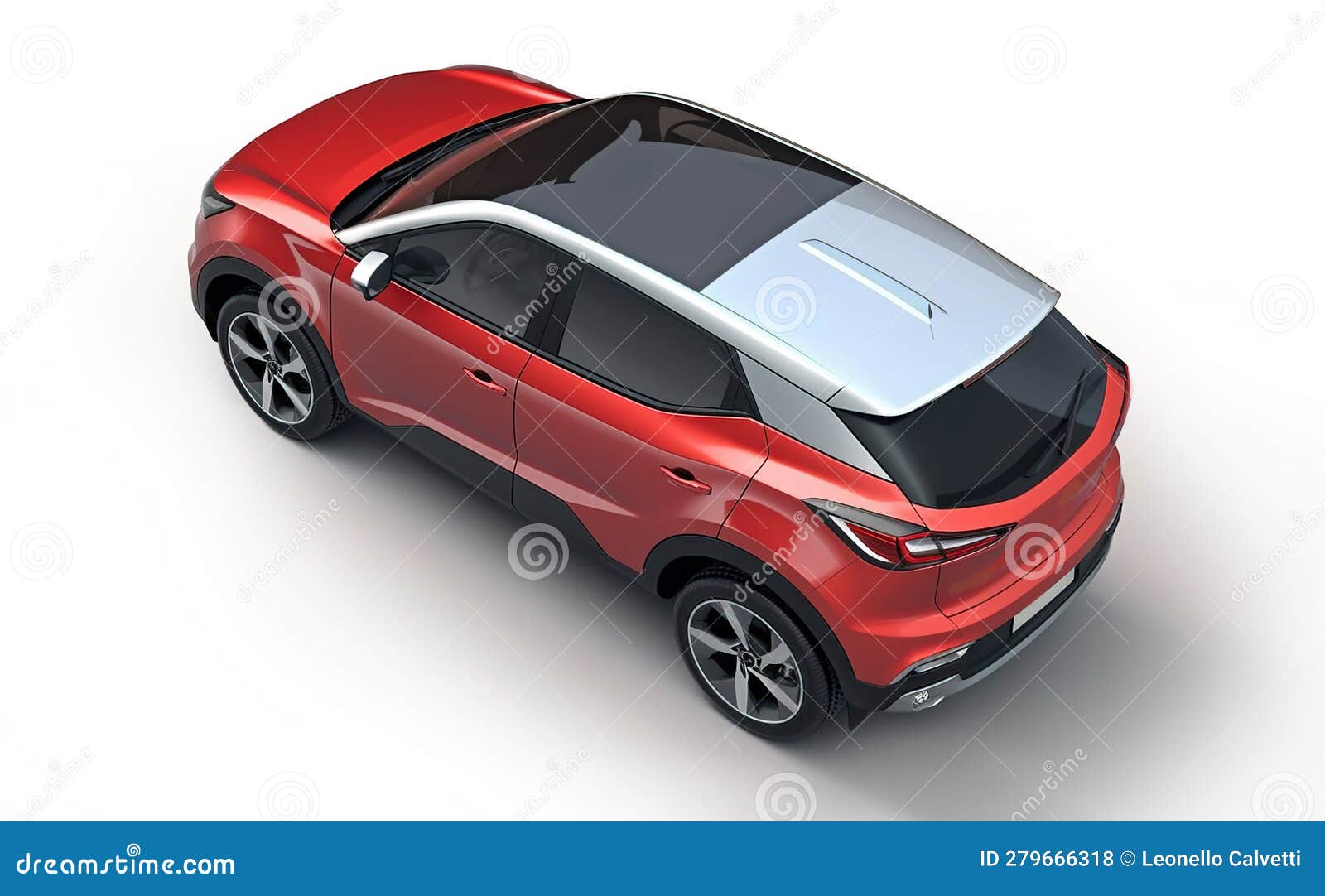Generic Modern SUV Car. Generative a.I Stock Illustration ...