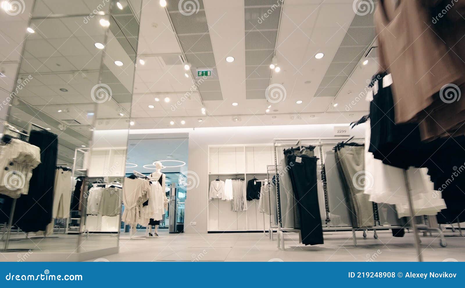 Generic Modern Women Clothing Store Stock Photo - Image of clothing ...