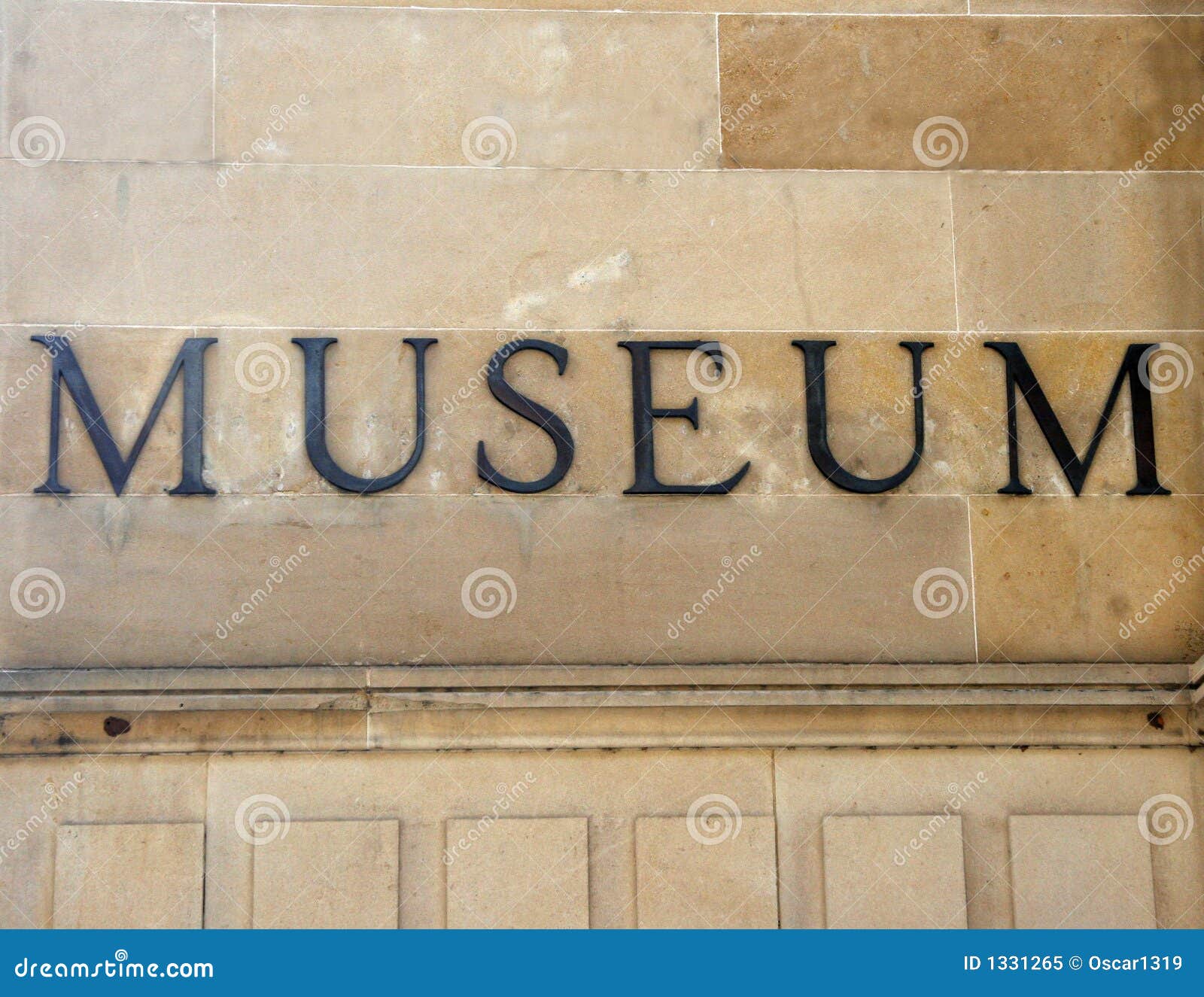Generic Museum Sign Royalty Free Stock Photo - Image: 1331265