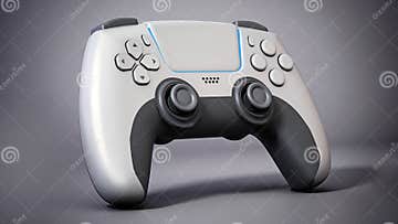 Generic Next Gen Video Game Controller. 3D Illustration Stock ...