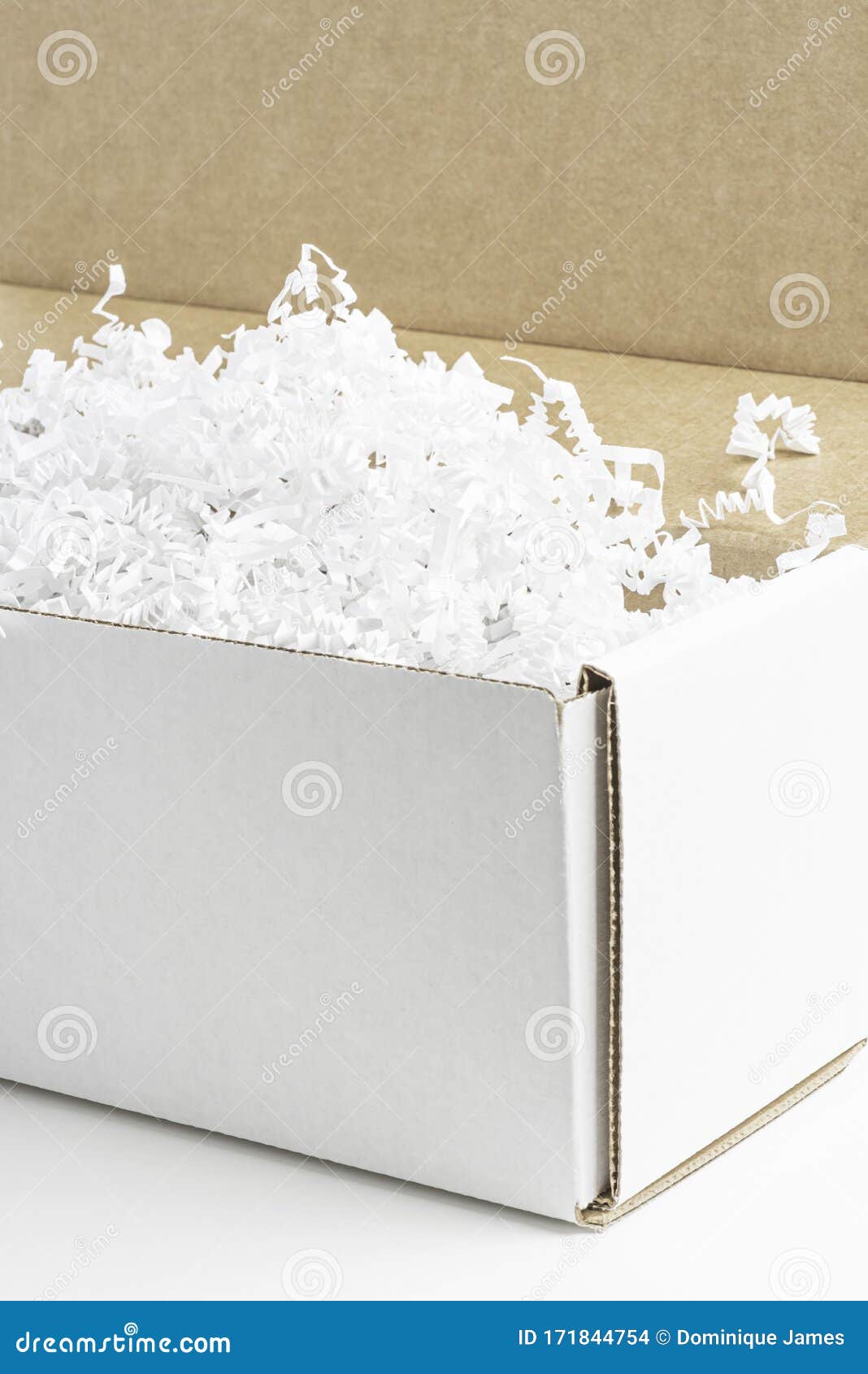 Generic Open White Packaging Box Stock Photo - Image of opened ...
