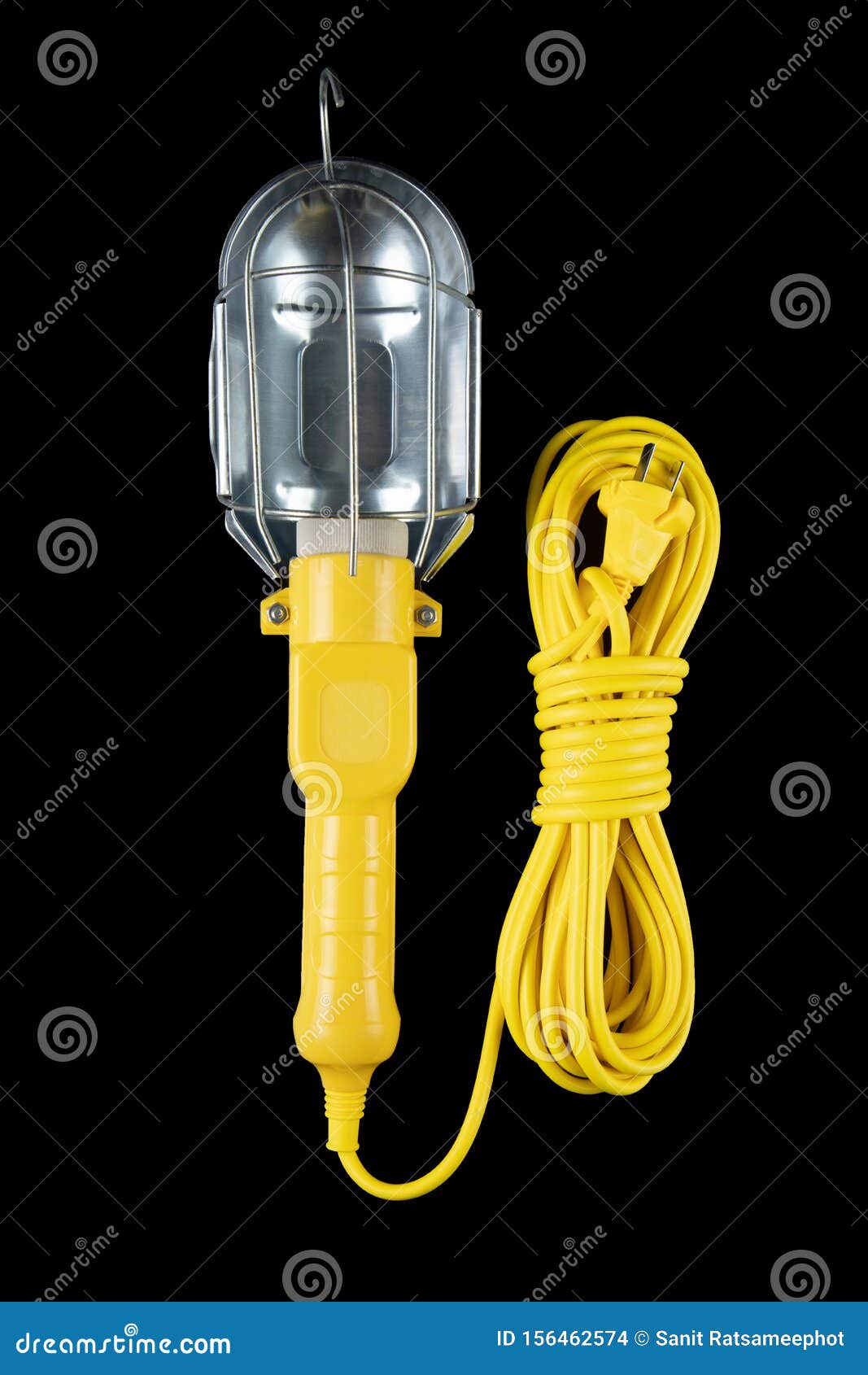 Generic Portable Hand Maintenance Work Lamp. Stock Photo - Image of ...
