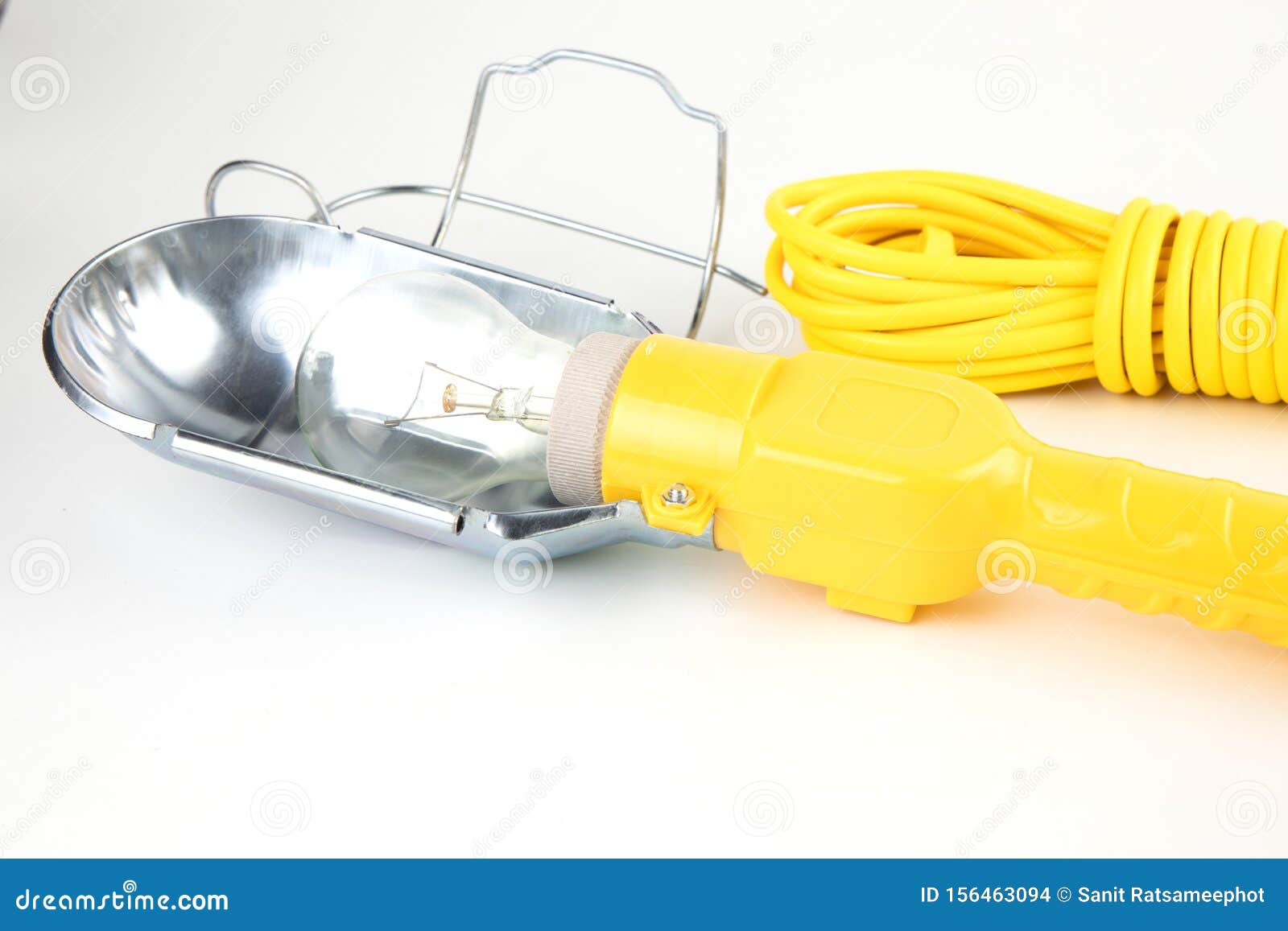 Generic Portable Hand Maintenance Work Lamp. Stock Photo - Image of ...