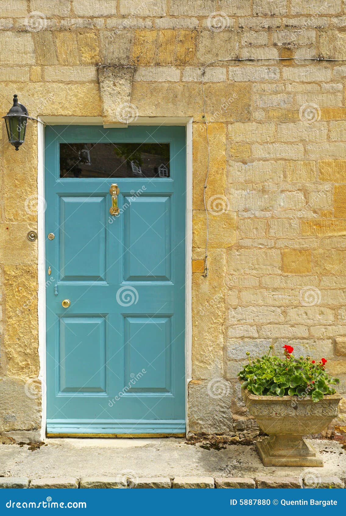 Generic Pretty Terraced House Door Stock Photo - Image of home, generic ...
