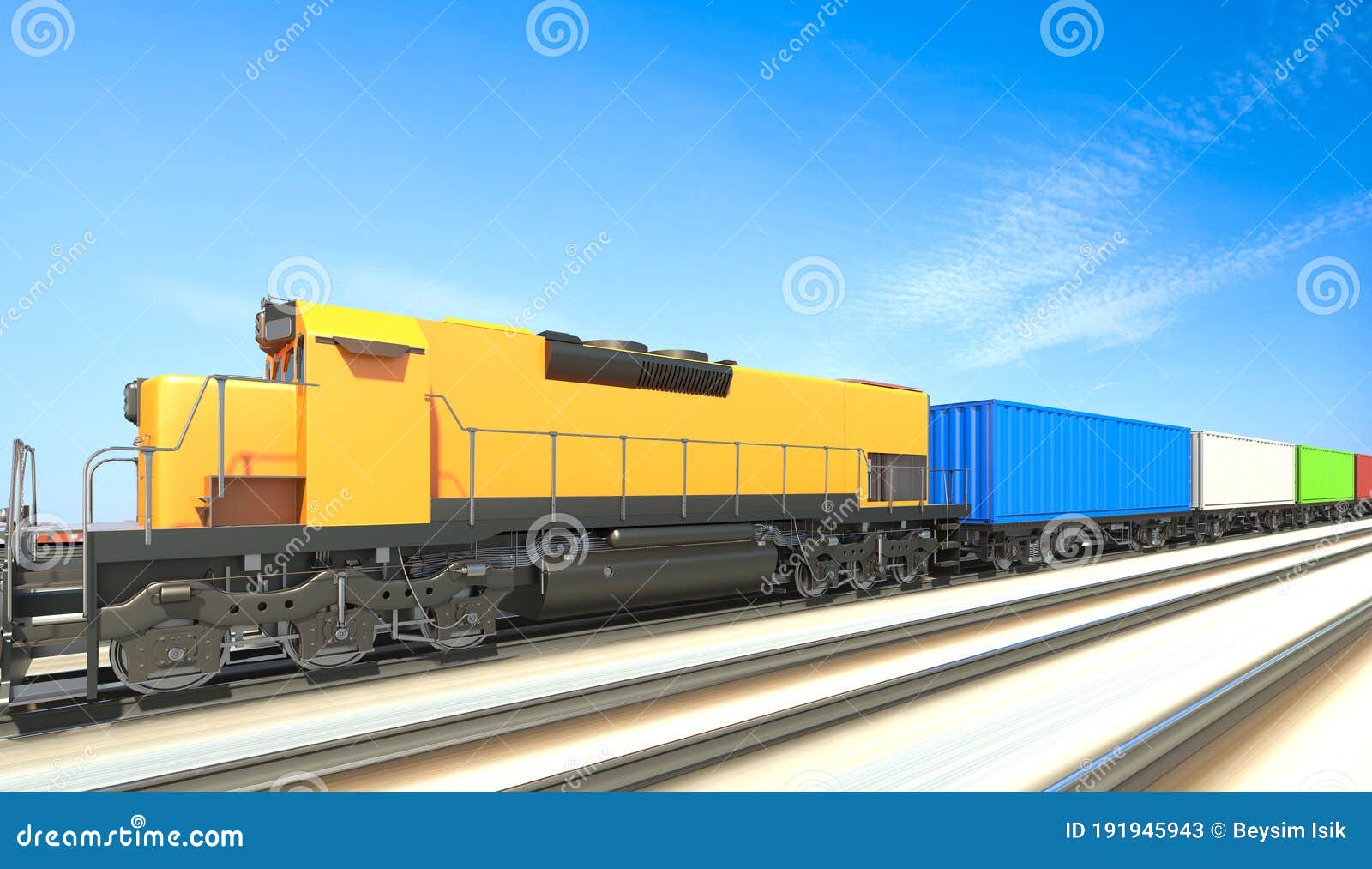Generic Railroad Transportation Concept Stock Illustration ...