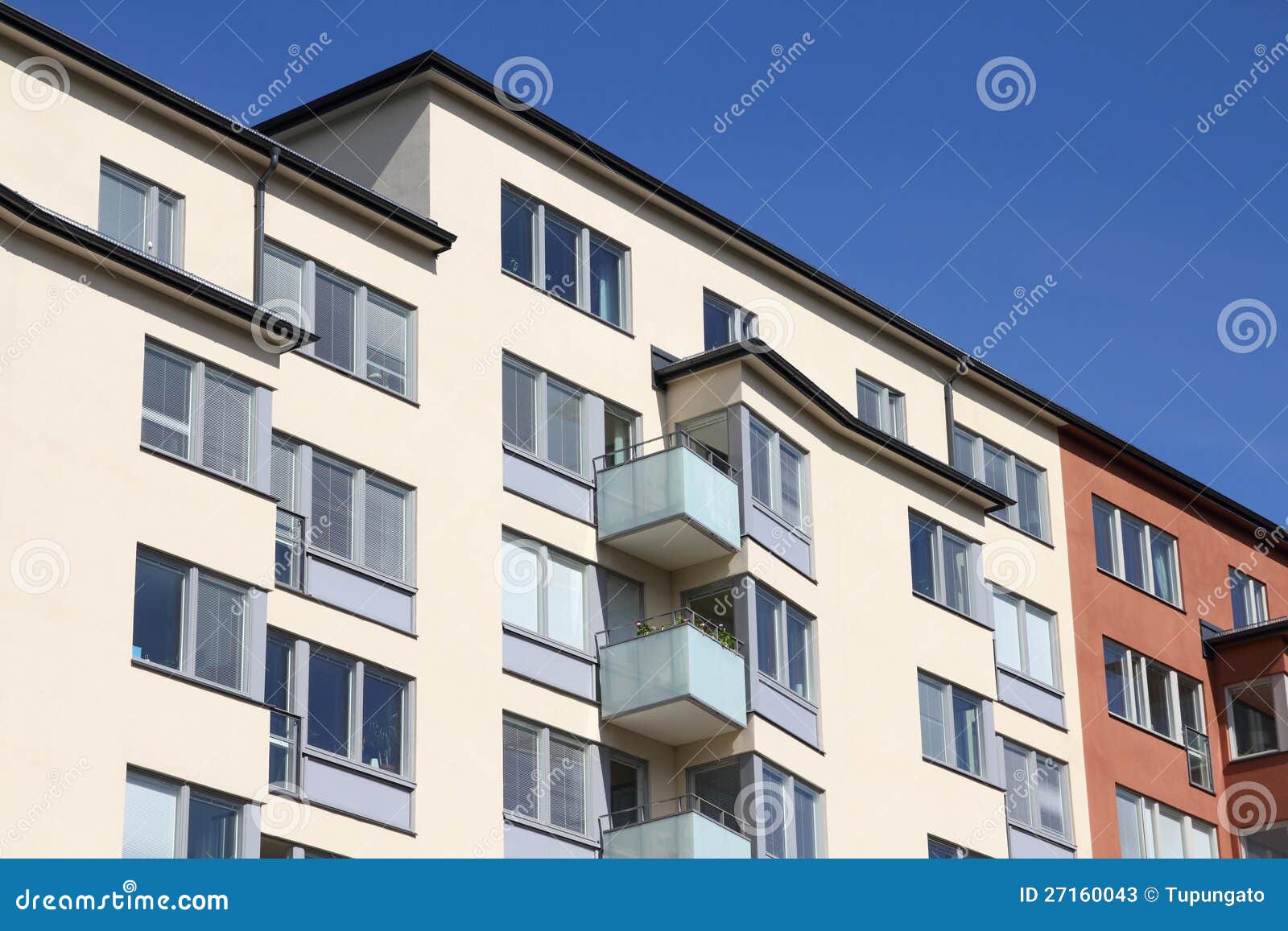 Generic Residential Building Stock Image - Image of town, city: 27160043