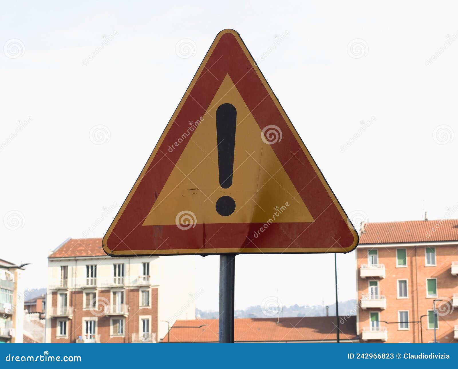 Generic risk warning sign stock image. Image of dangers - 242966823
