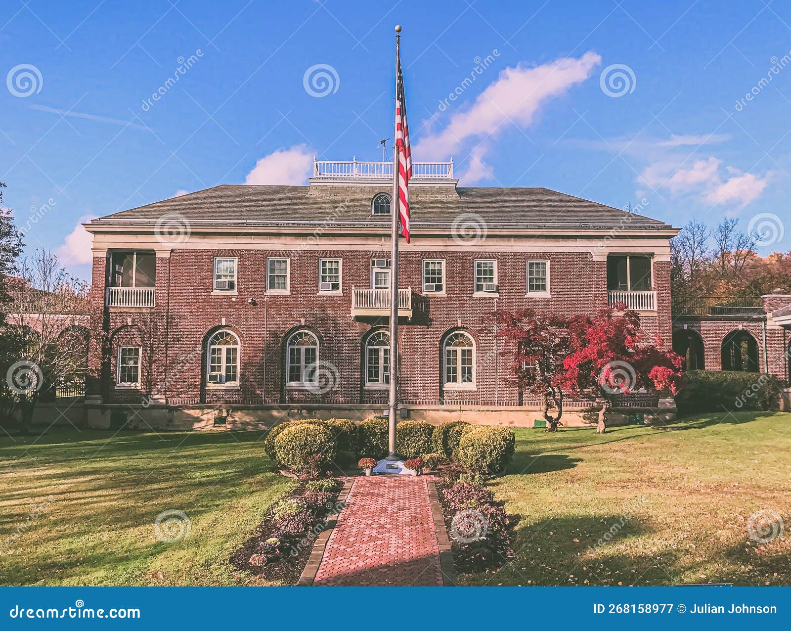 Generic School Building on a Campus Editorial Photography - Image of ...