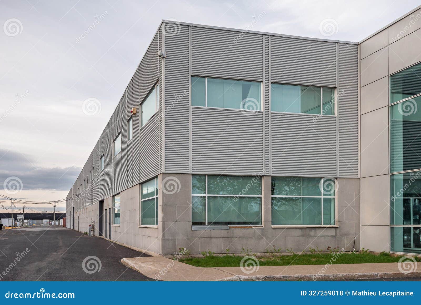 Generic Small Business Building Exterior Stock Photo - Image of clear ...