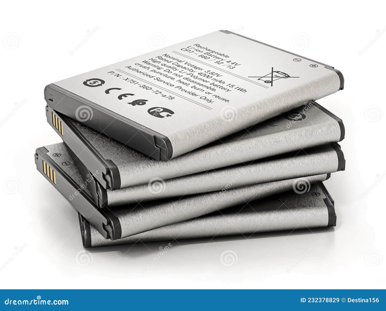 Smartphone With Spare Lithium-ion Battery Stock Photography ...