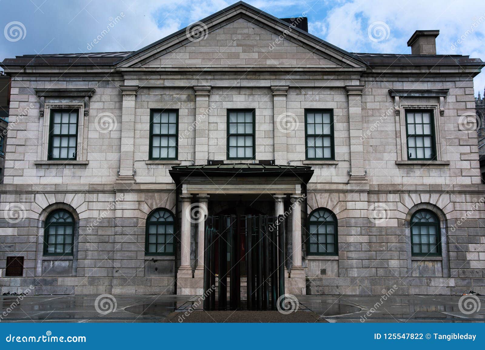 Generic Stonework Building Entrance Stock Photo - Image of face ...