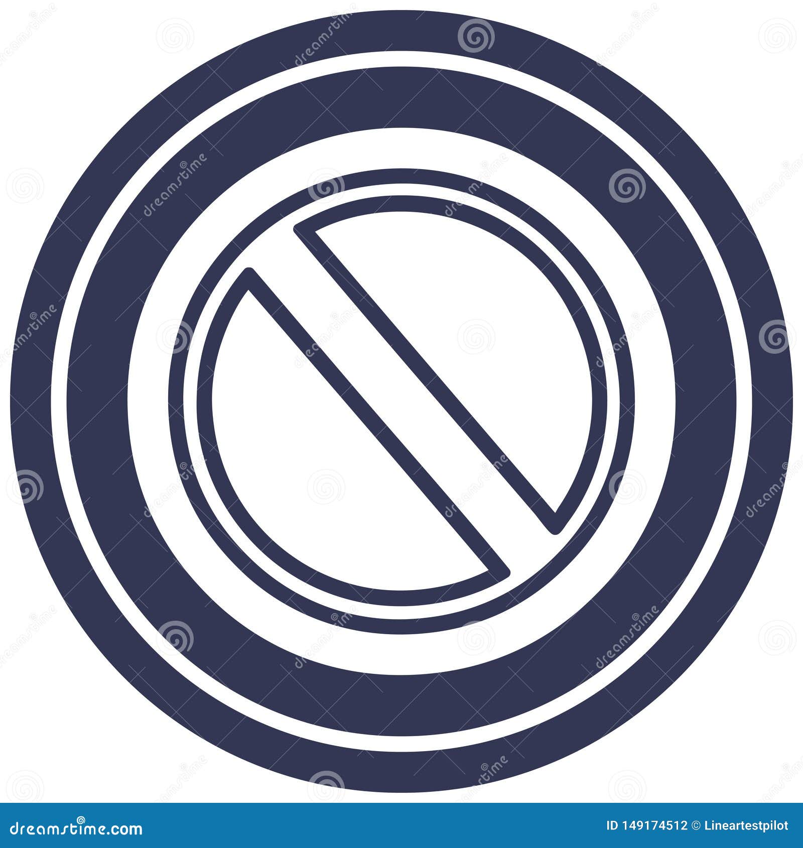 Generic stop circular icon stock vector. Illustration of graphic ...