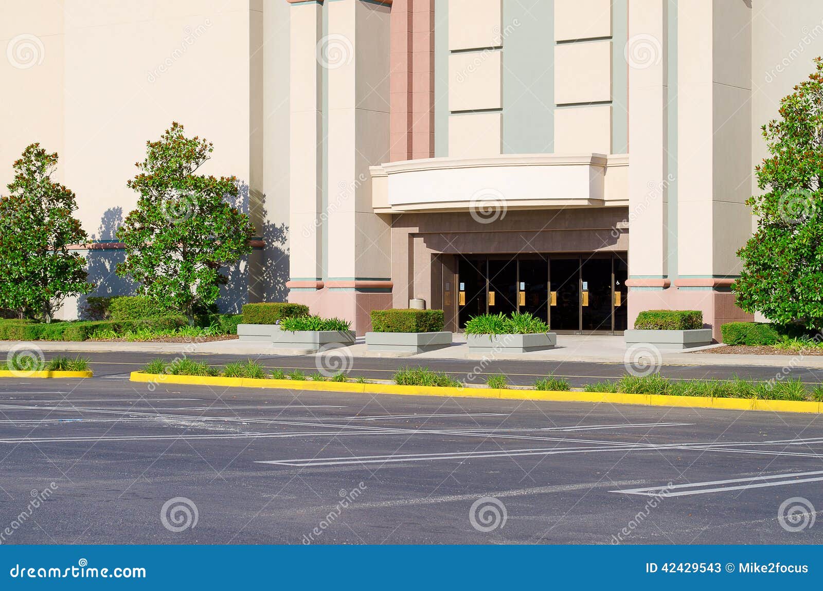 Generic Storefront Department Store Stock Image - Image of empty ...