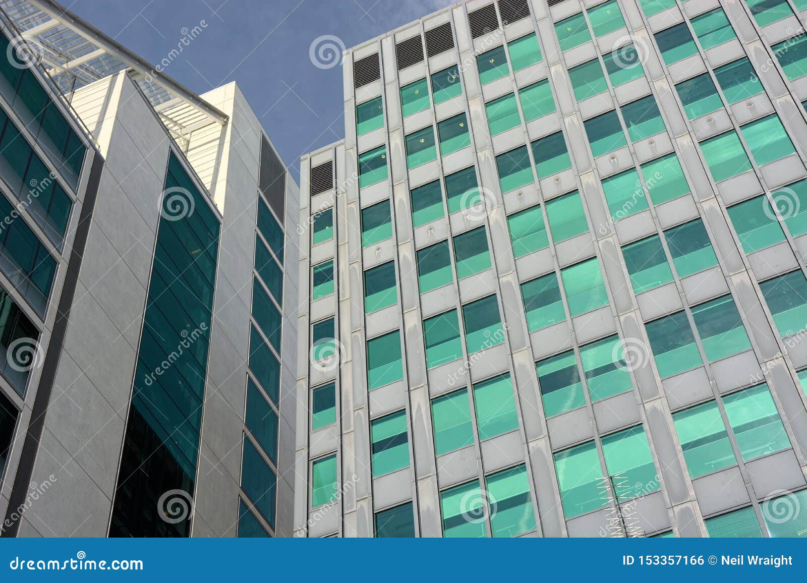 Modern Generic Office Buildings Stock Photo - Image of modern, offer ...