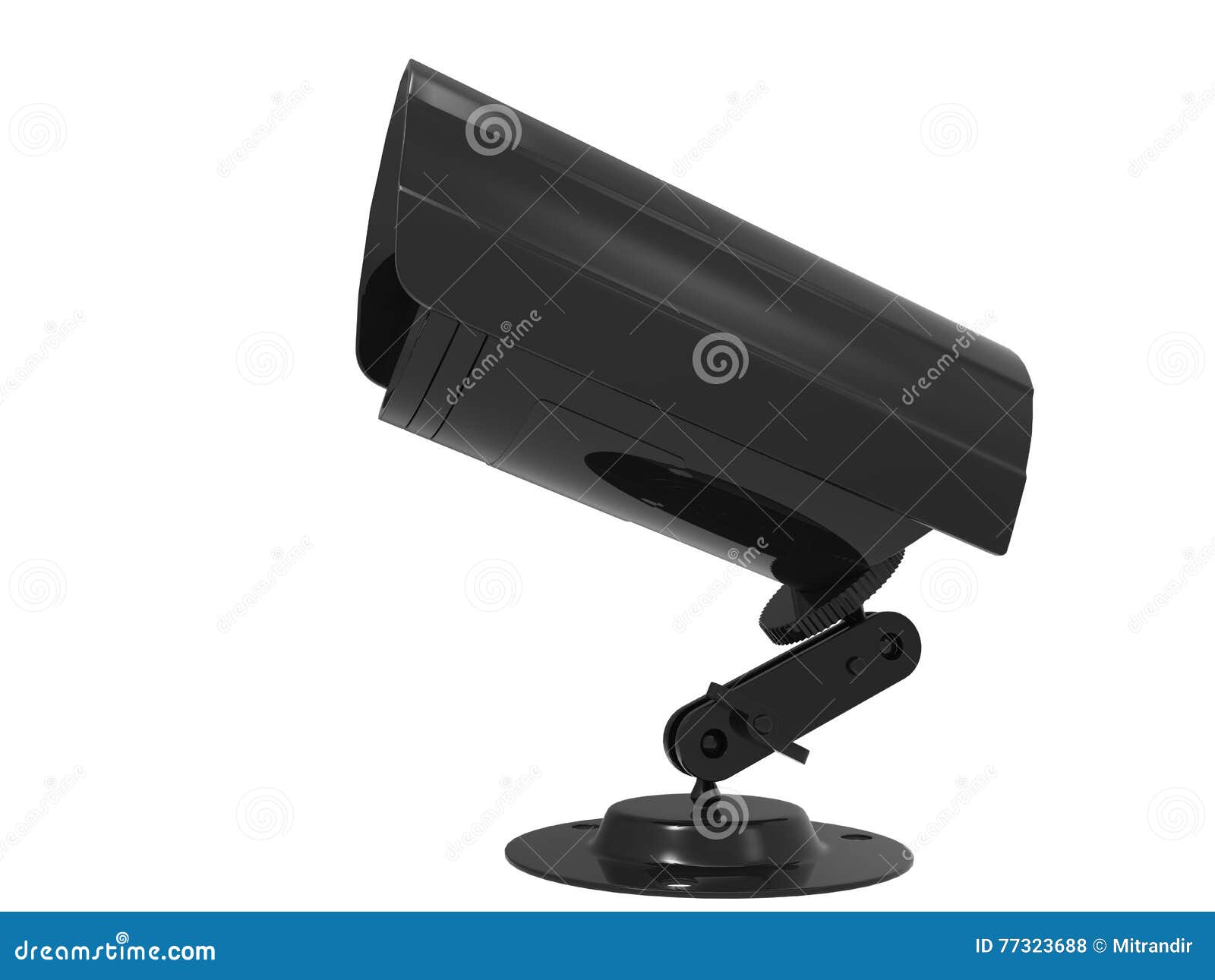 Generic Surveillance Camera - Side View Stock Photo - Image of ...