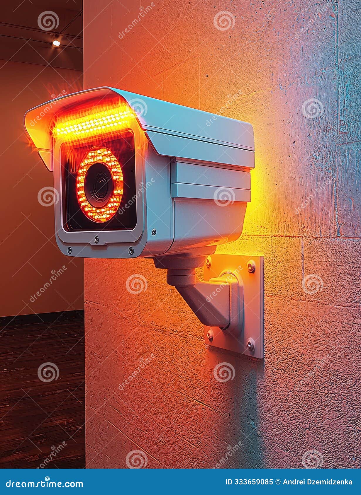 Generic Surveillance Smart Camera Design with a Light that Indicates ...