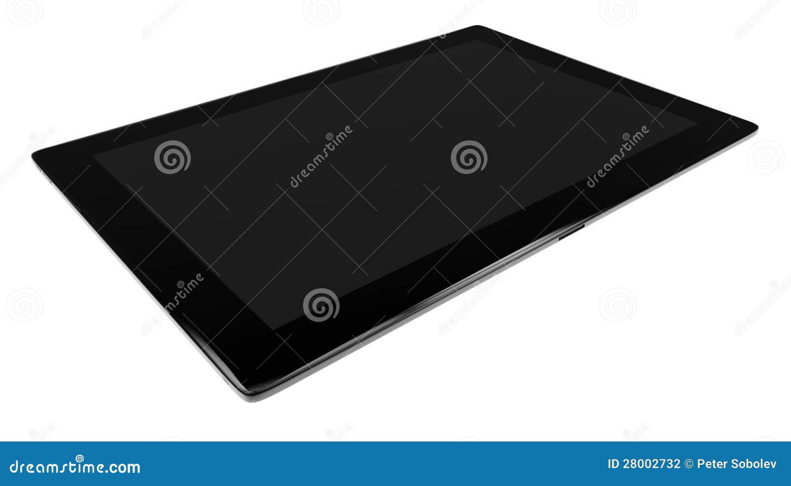 Generic tablet stock illustration. Illustration of screen - 28002732