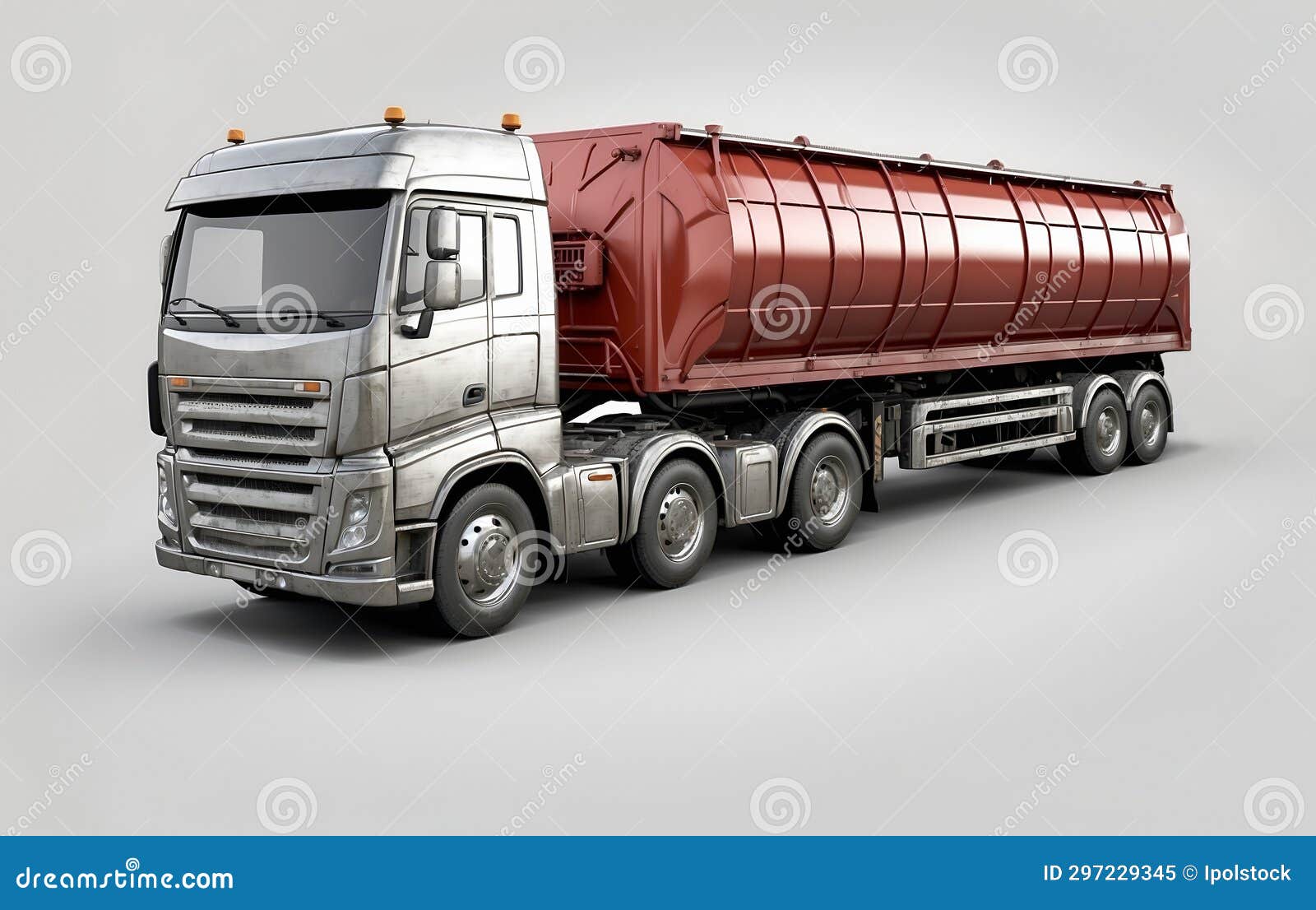 A Generic Truck Technical Drawing Style. Ideal for Logistics ...