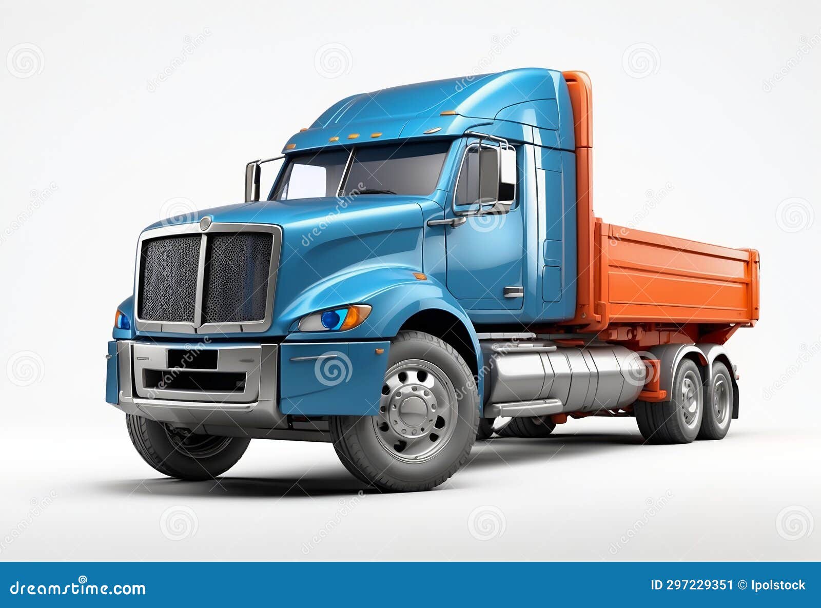 A Generic Truck Technical Drawing Style. Ideal for Logistics ...