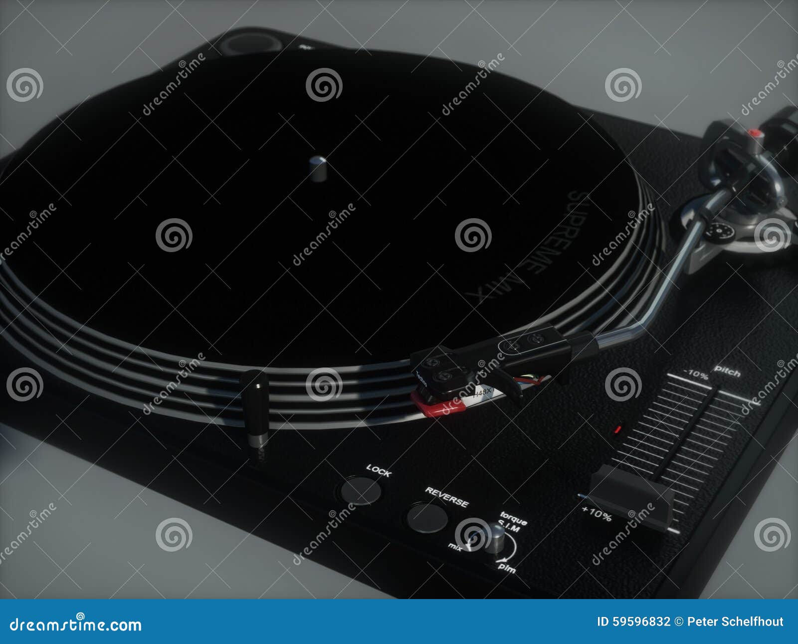 Generic Vinyl Turntable stock illustration. Illustration of gramophone ...