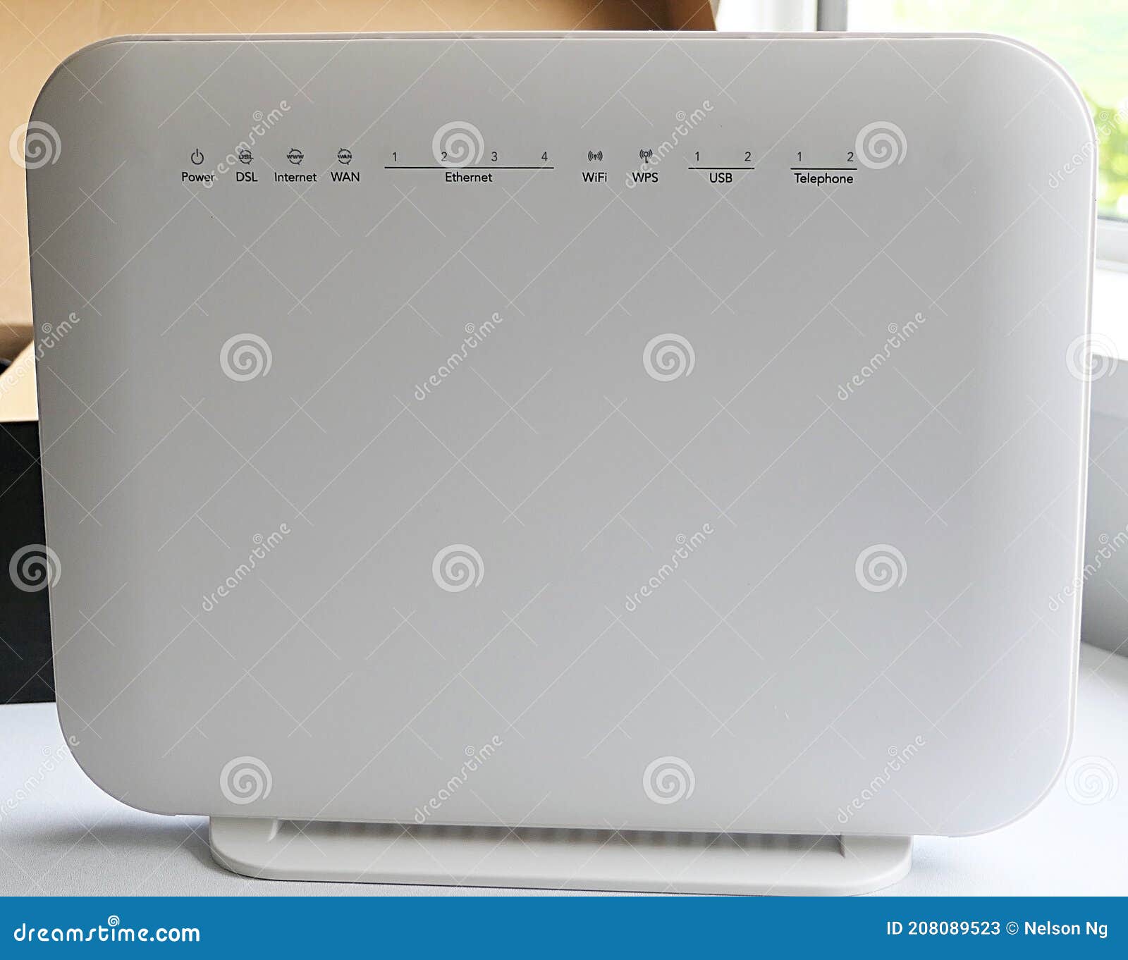 Generic Wifi Router for Fast Internet Broadband Connection Stock Image ...