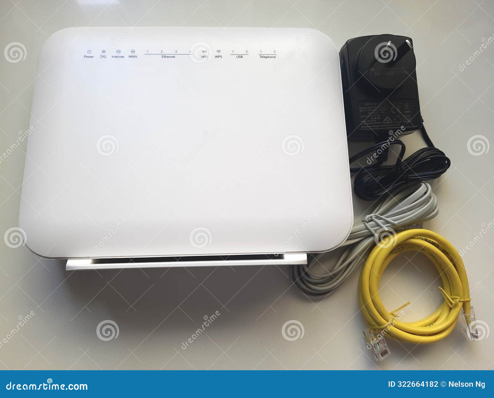 Generic WIFI Router for Fast Internet Broadband Connection Stock Photo ...