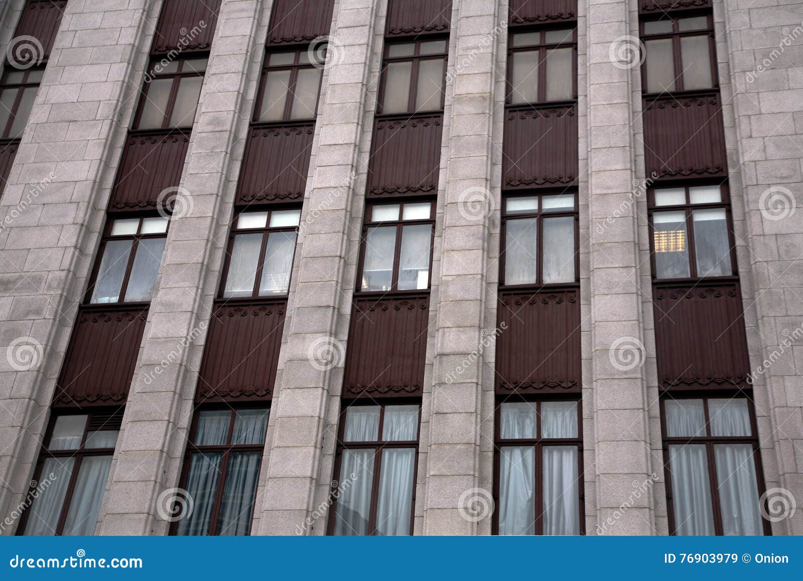 Generic Windows on Building Stock Image - Image of community, affluent ...