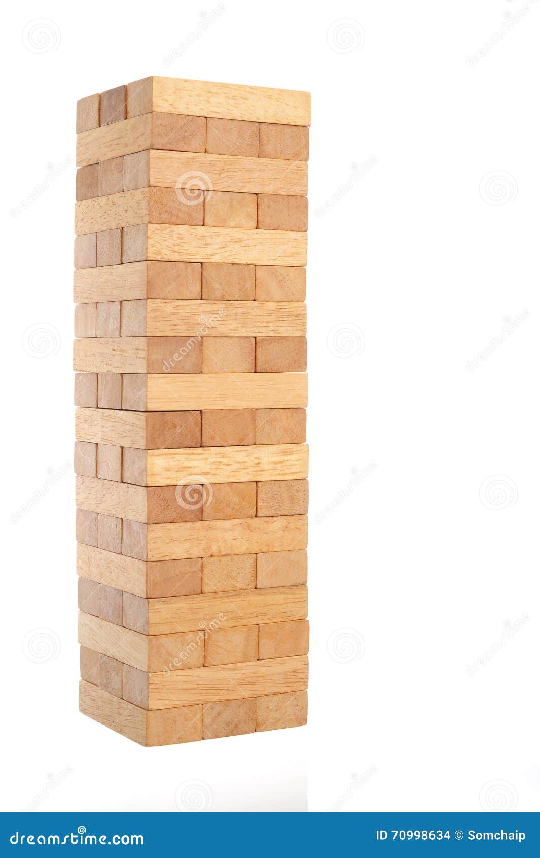 Generic Wooden Block Building Stock Photo - Image of care, detail: 70998634