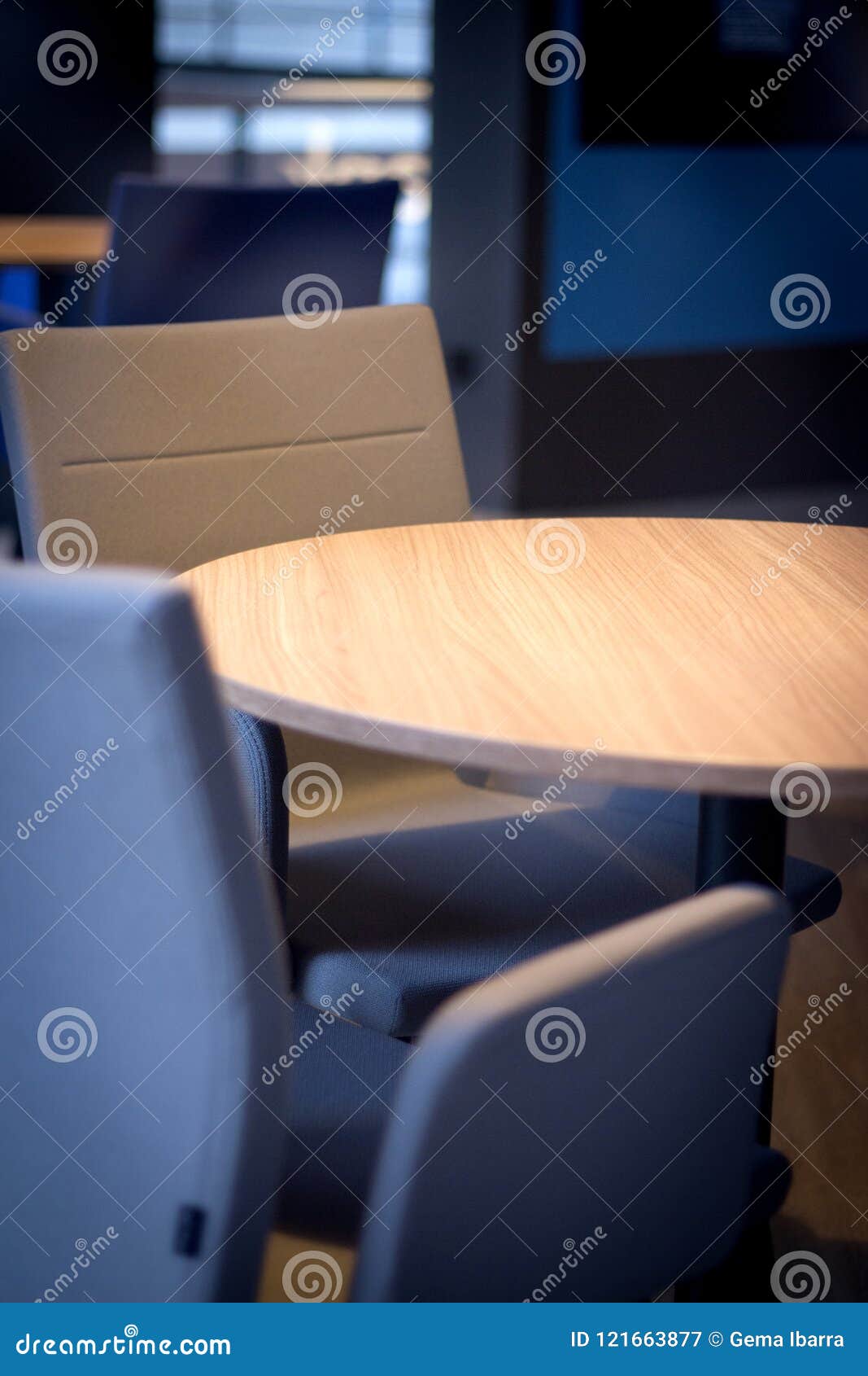 Generic Wooden Office Table Stock Image - Image of board, space: 121663877