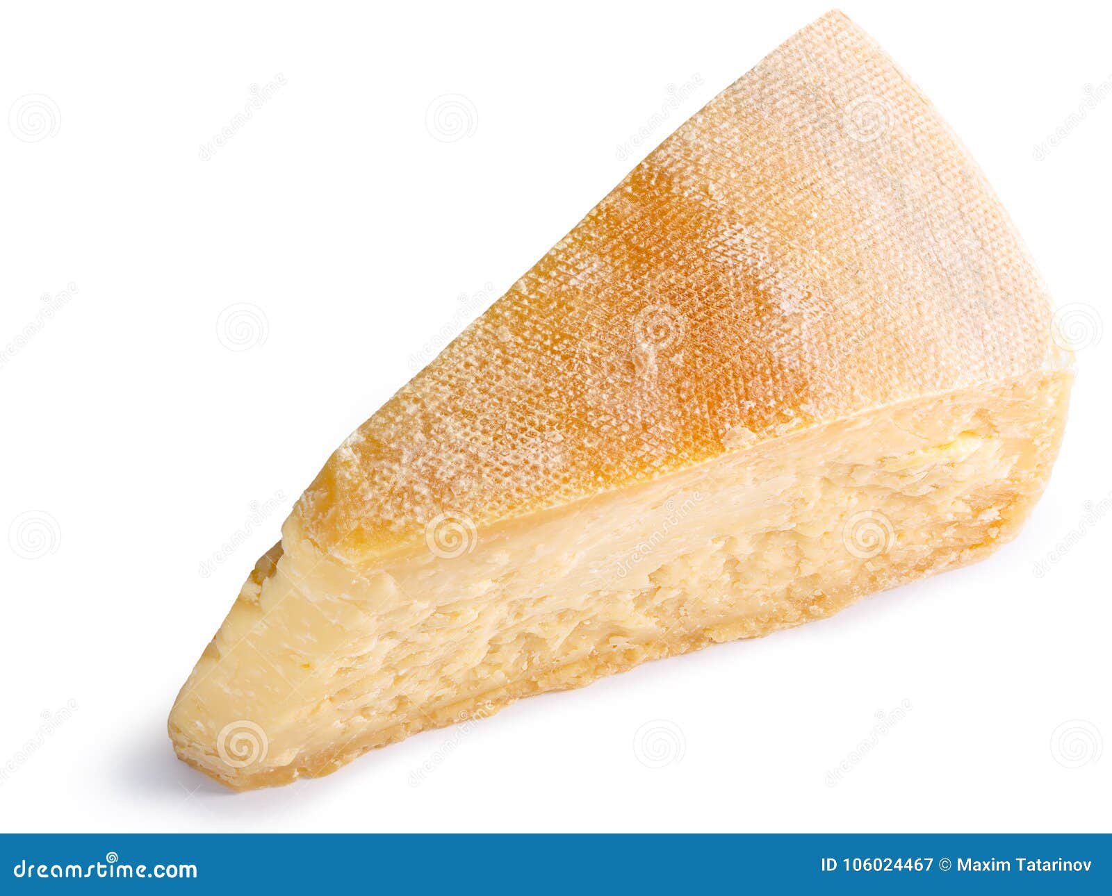 Parmesan Cheese Segment Slice, Paths, Top Stock Image - Image of broken ...