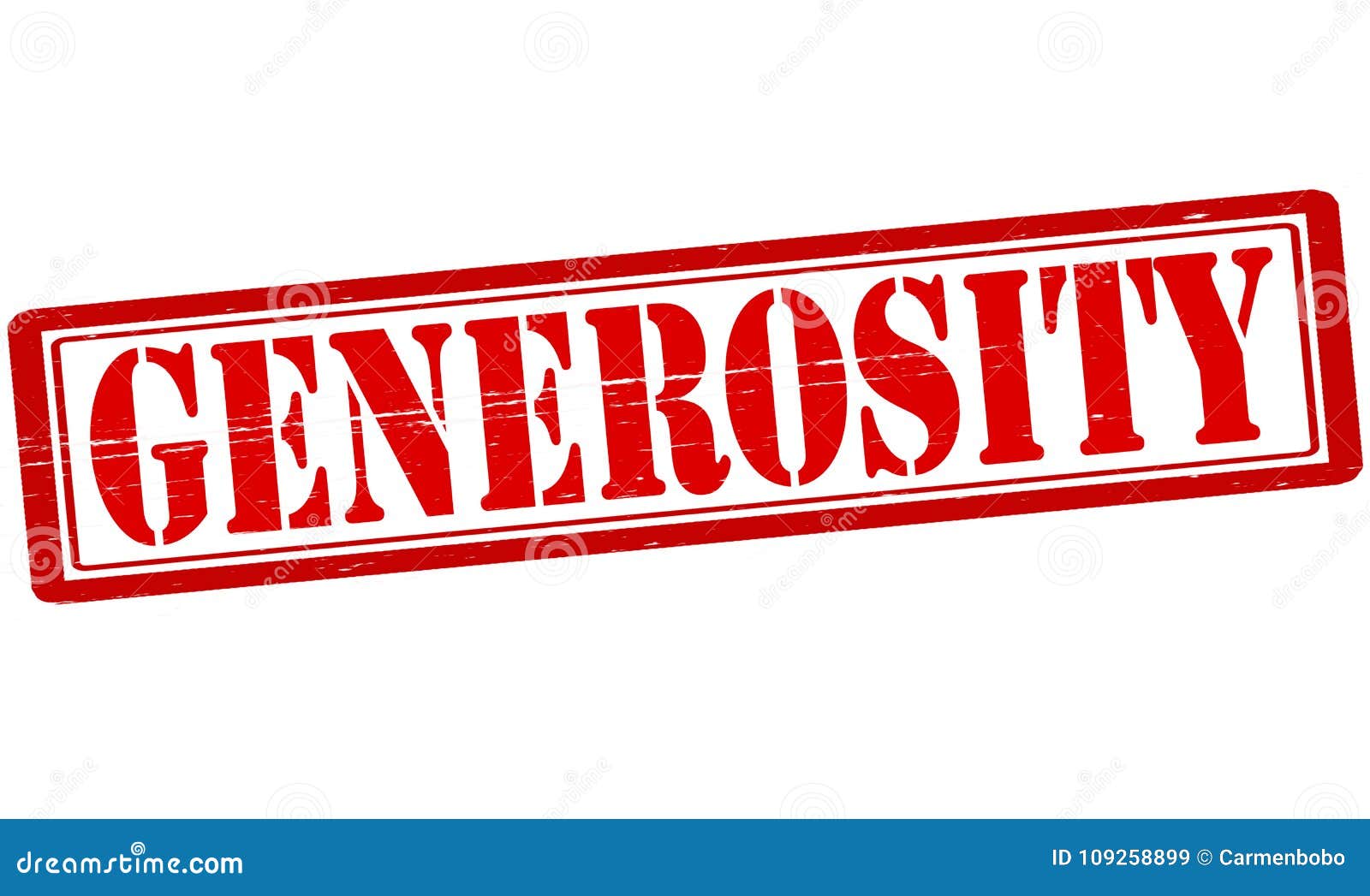 Generosidad stock de ilustración. Ilustración de muestra - 109258899