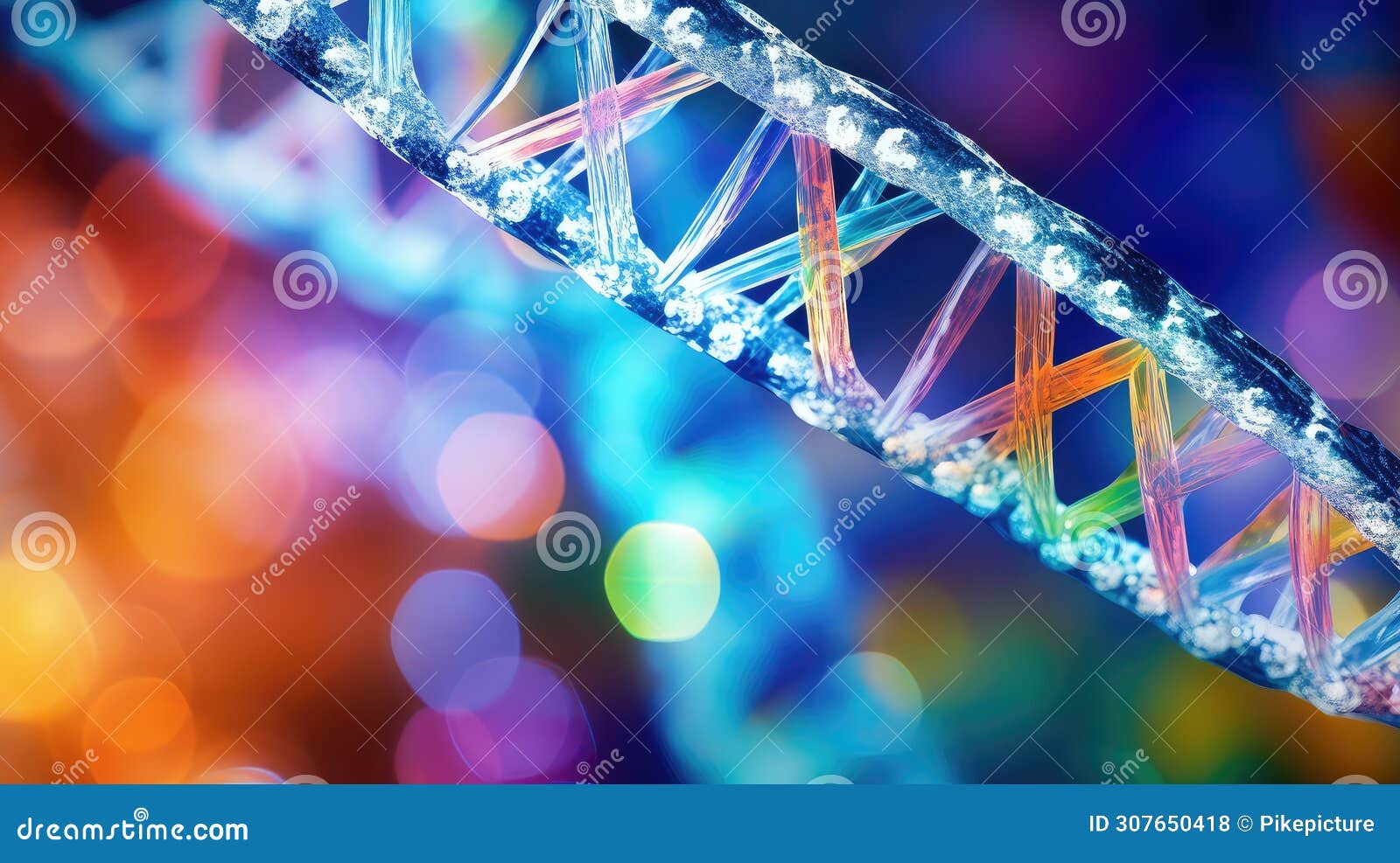 Genes dna strands stock illustration. Illustration of base - 307650418