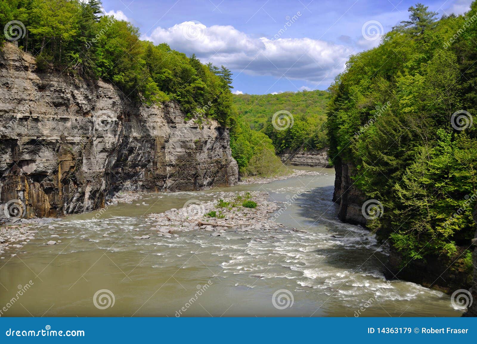 Genesee River stock image. Image of state, limestone - 14363179