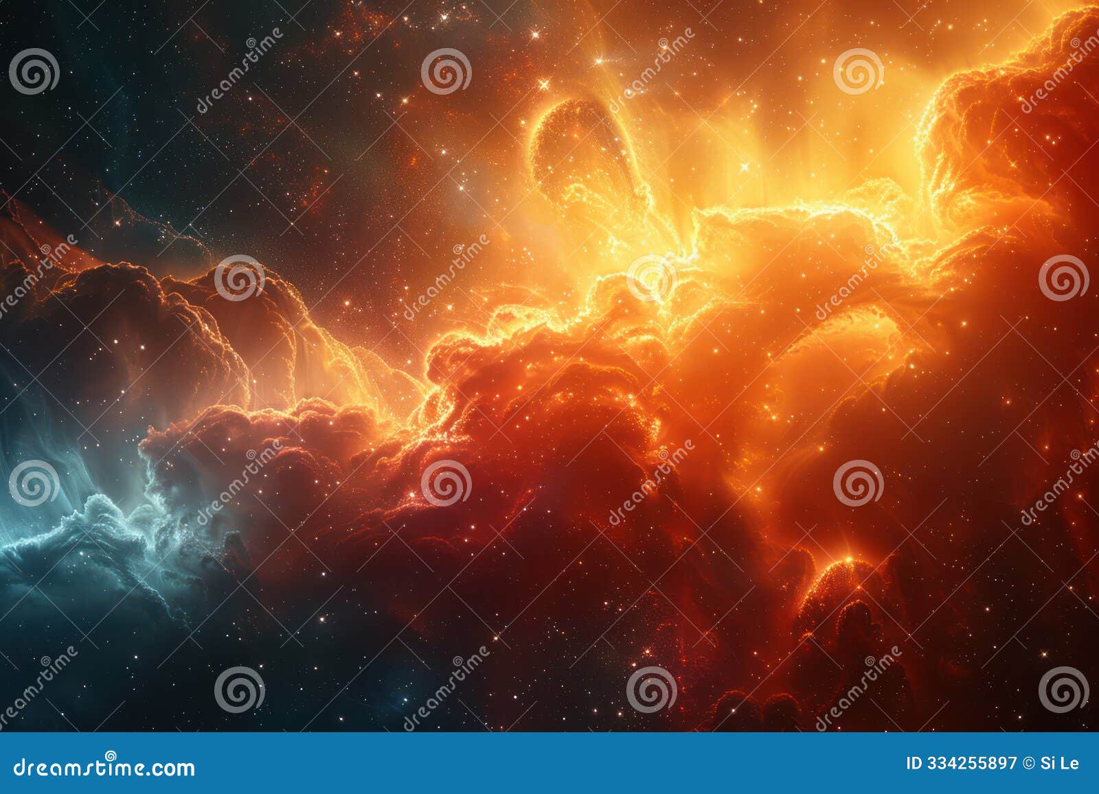 Genesis Abstract Background: a Cosmic Canvas for Text or Images ...
