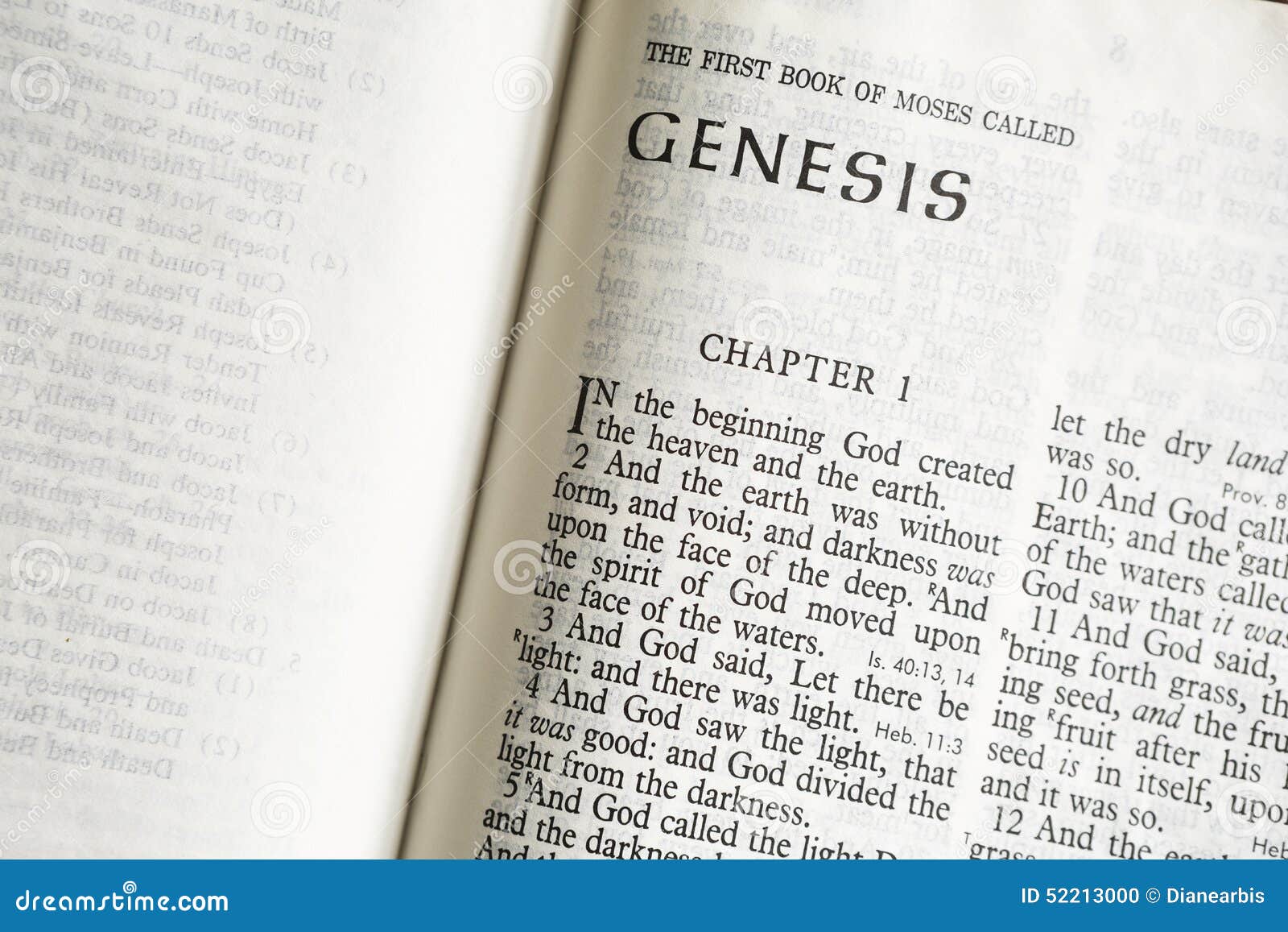 Genesis Of The Bible Royalty-Free Stock Image | CartoonDealer.com #52213000