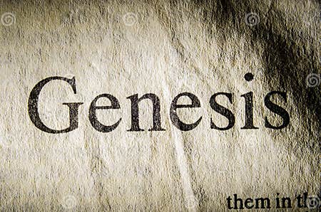 Genesis text header. stock image. Image of text, christian - 34140045