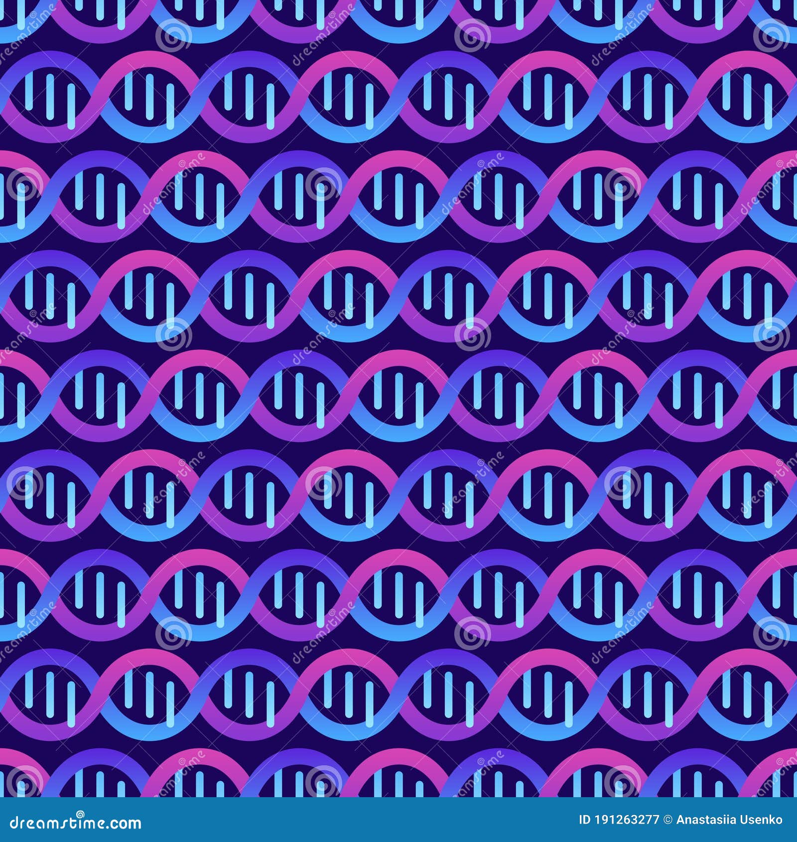 Genetic Abstract Concept. Vector Color Flat Illustration Stock Vector ...