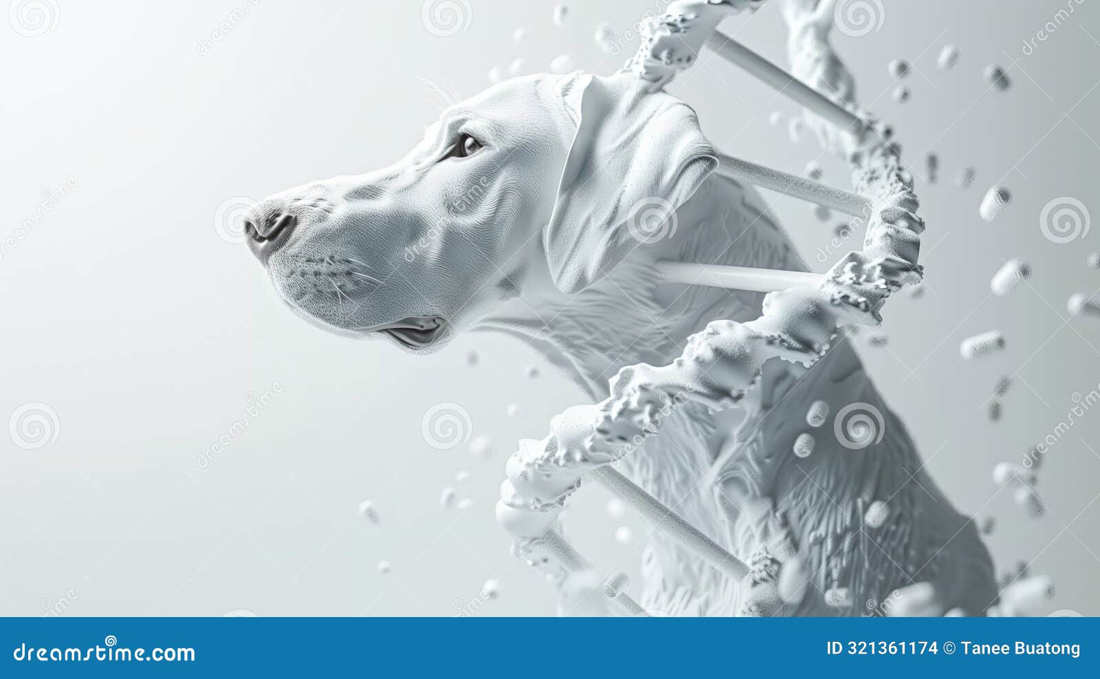 Canine DNA Analysis Stock Photography | CartoonDealer.com #321359714