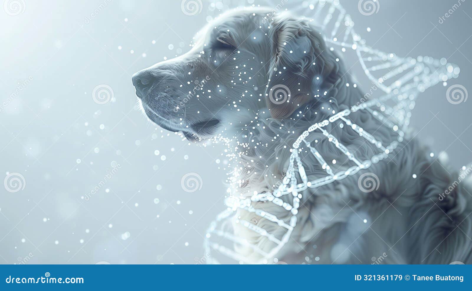 Genetic Canine Marvel stock illustration. Illustration of biotechnology ...
