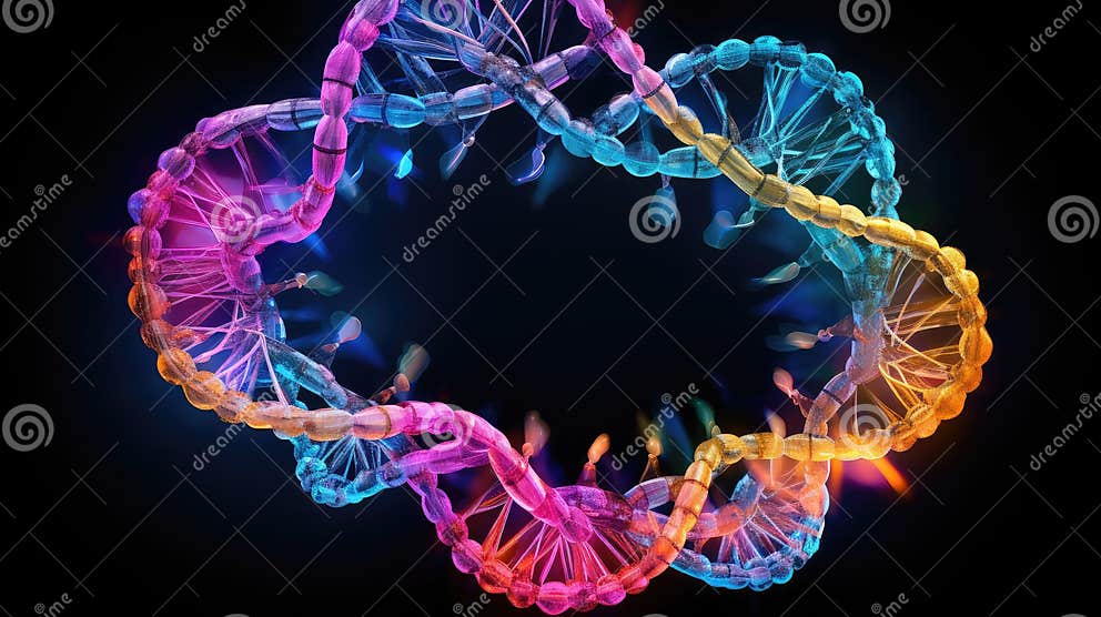 Genetic circular dna stock illustration. Illustration of segregation ...