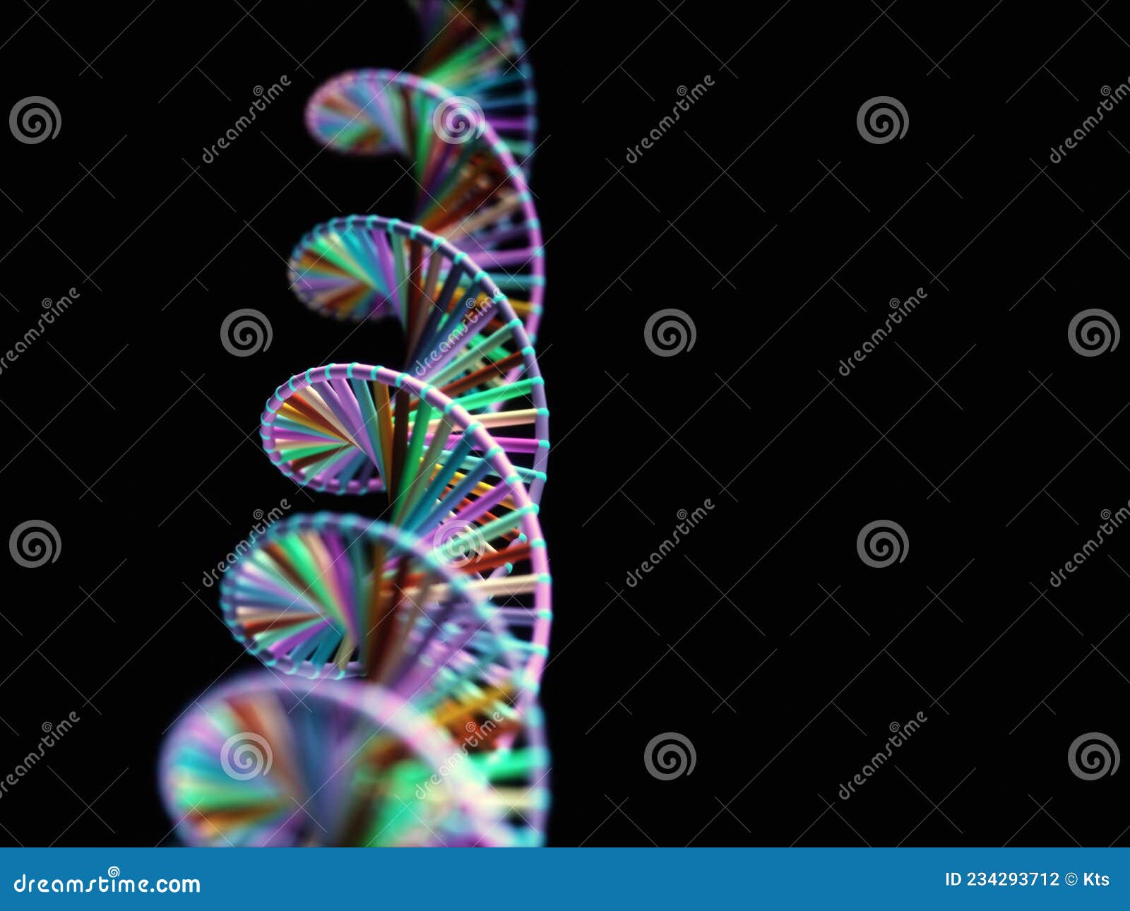Genetic Code DNA Sequencing Molecular Concept Stock Illustration ...