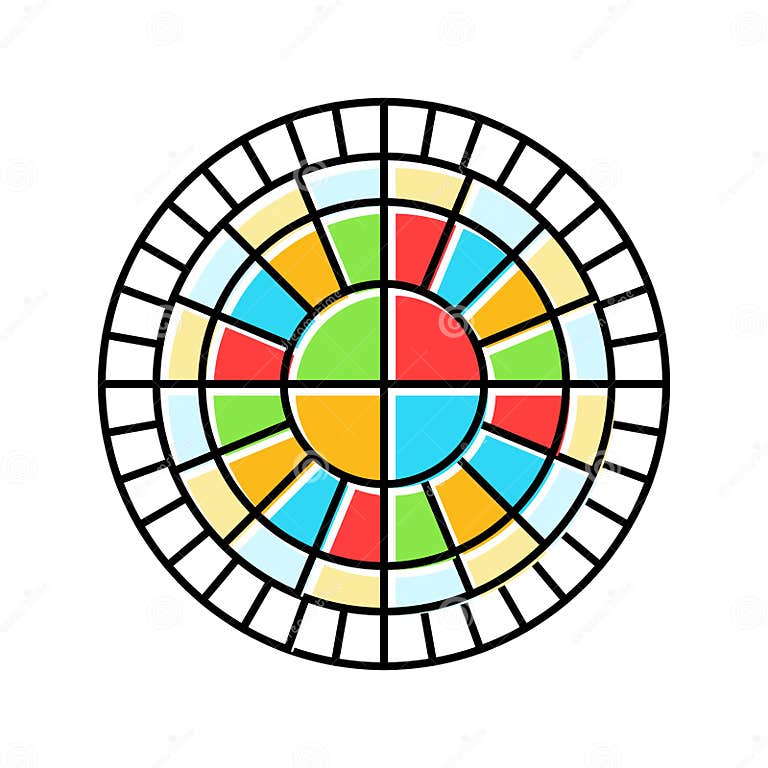 Genetic Code Genetic Engineering Color Icon Vector Illustration Stock ...