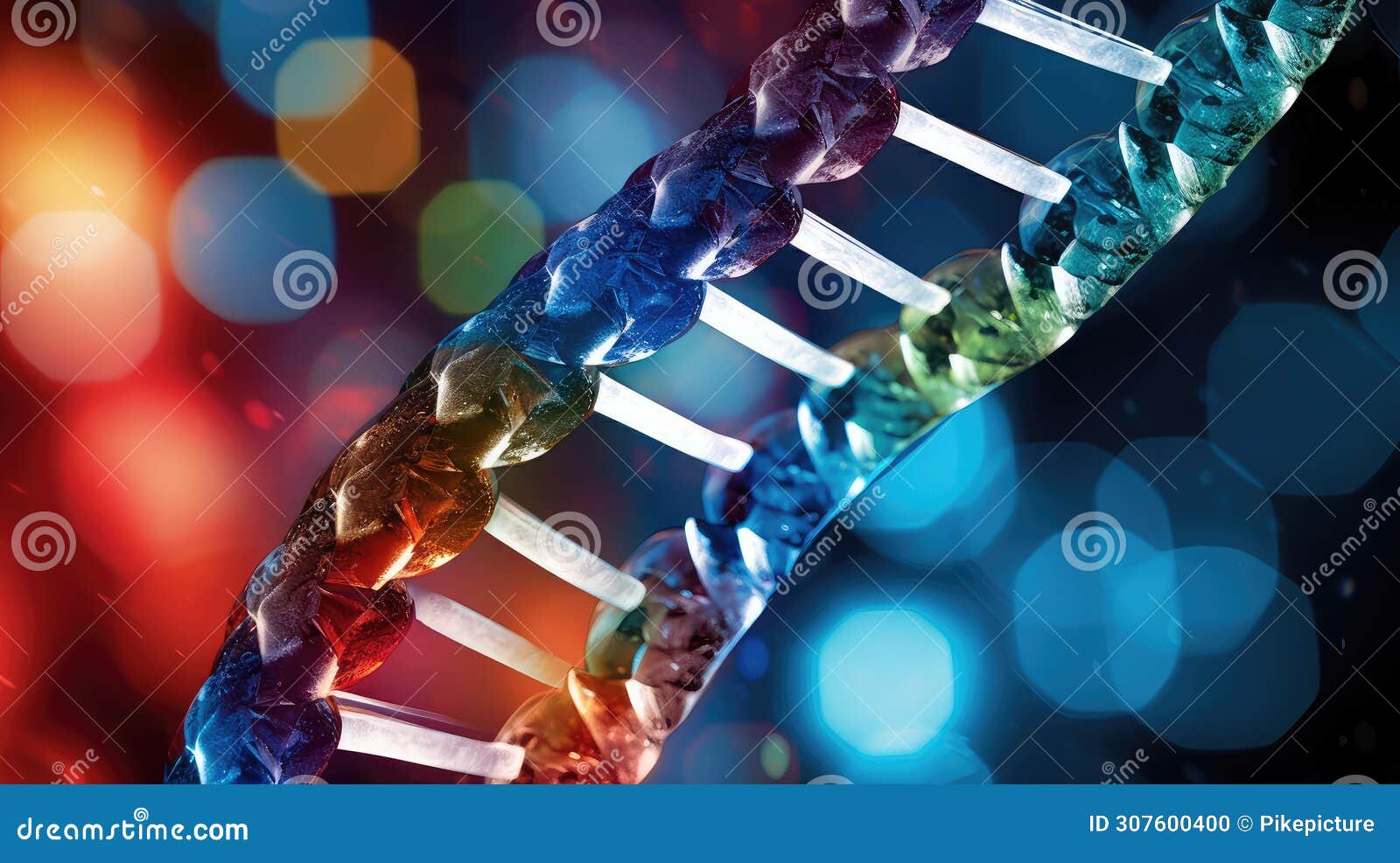 Genetic dna code stock illustration. Illustration of nucleotide - 307600400