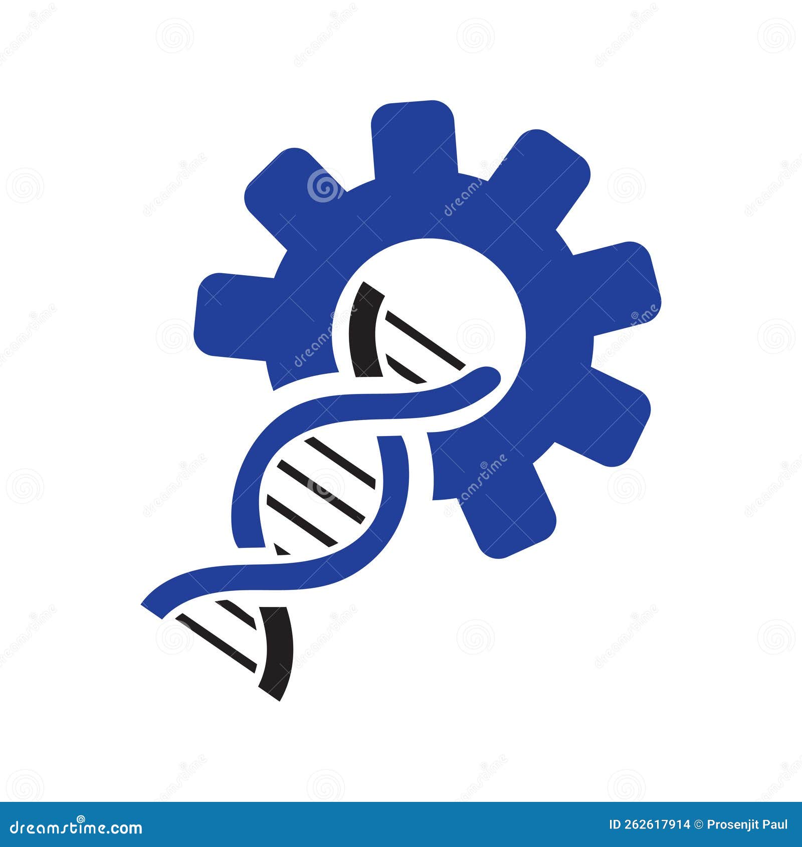 Genetic DNA Management Icon Stock Vector - Illustration of element ...
